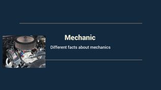 Mechanic at emaze Presentation