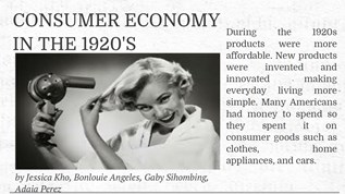 consumer economy at emaze Presentation