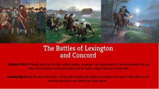 Battles of Lexington and Concord at emaze Presentation