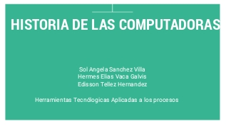 Historia de las computadoras at emaze Presentation