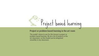 Project based learning at emaze Presentation