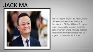 Jack Ma at emaze Presentation