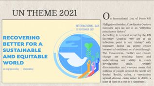 UN CELEBRATION at emaze Presentation