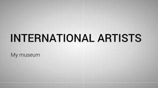 International Artists At Emaze Presentation