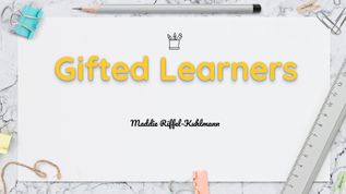 Gifted Learners at emaze Presentation