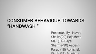 CONSUMER BEHAVIOUR TOWARDS_Handwash.pptx at emaze Presentation