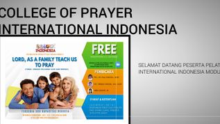 COLLEGE OF PRAYER INTERNATIONAL INDONESIA at emaze Presentation