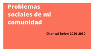 problemas sociales de mi comunidad at emaze Presentation
