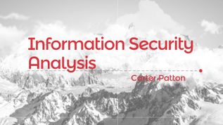 Information Security Analysis at emaze Presentation