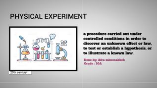 physical experiment at emaze Presentation