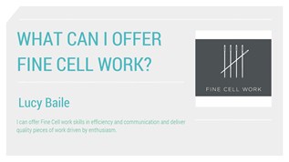 Fine Cell Work Interview at emaze Presentation