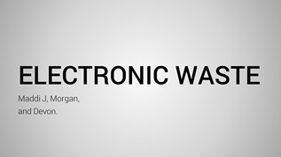 E-Waste Project at emaze Presentation