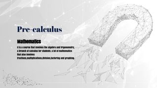 Pre-calculus at emaze Presentation