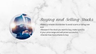 Buying and Selling Stocks at emaze Presentation