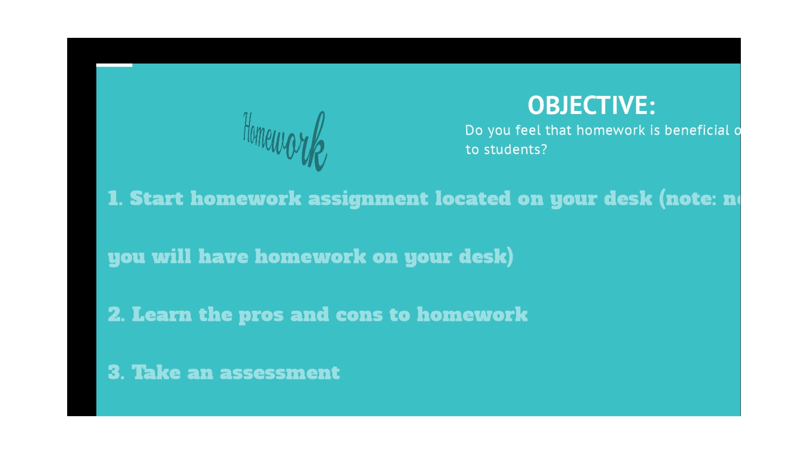 Homework at emaze Presentation
