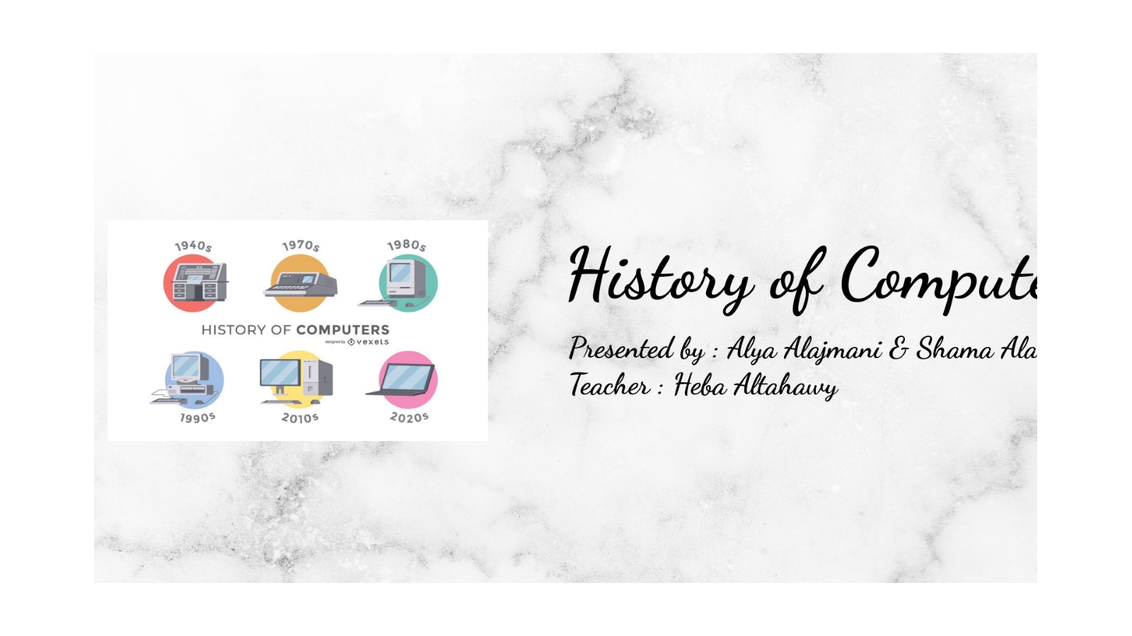 History of Computers at emaze Presentation