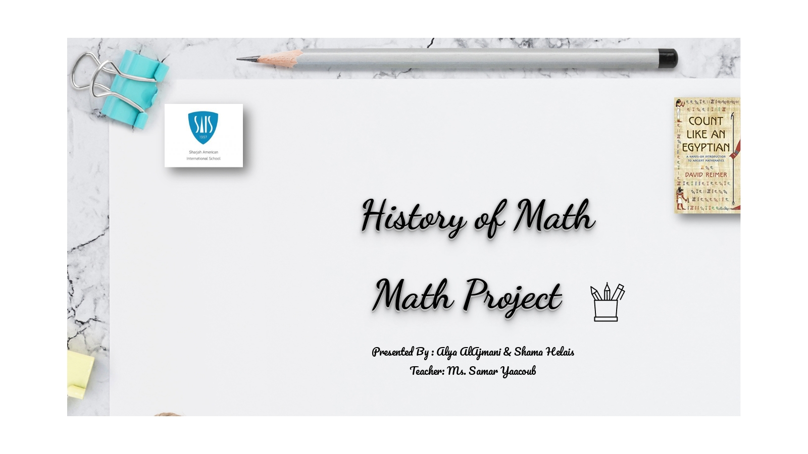 History of MathMath Project at emaze Presentation