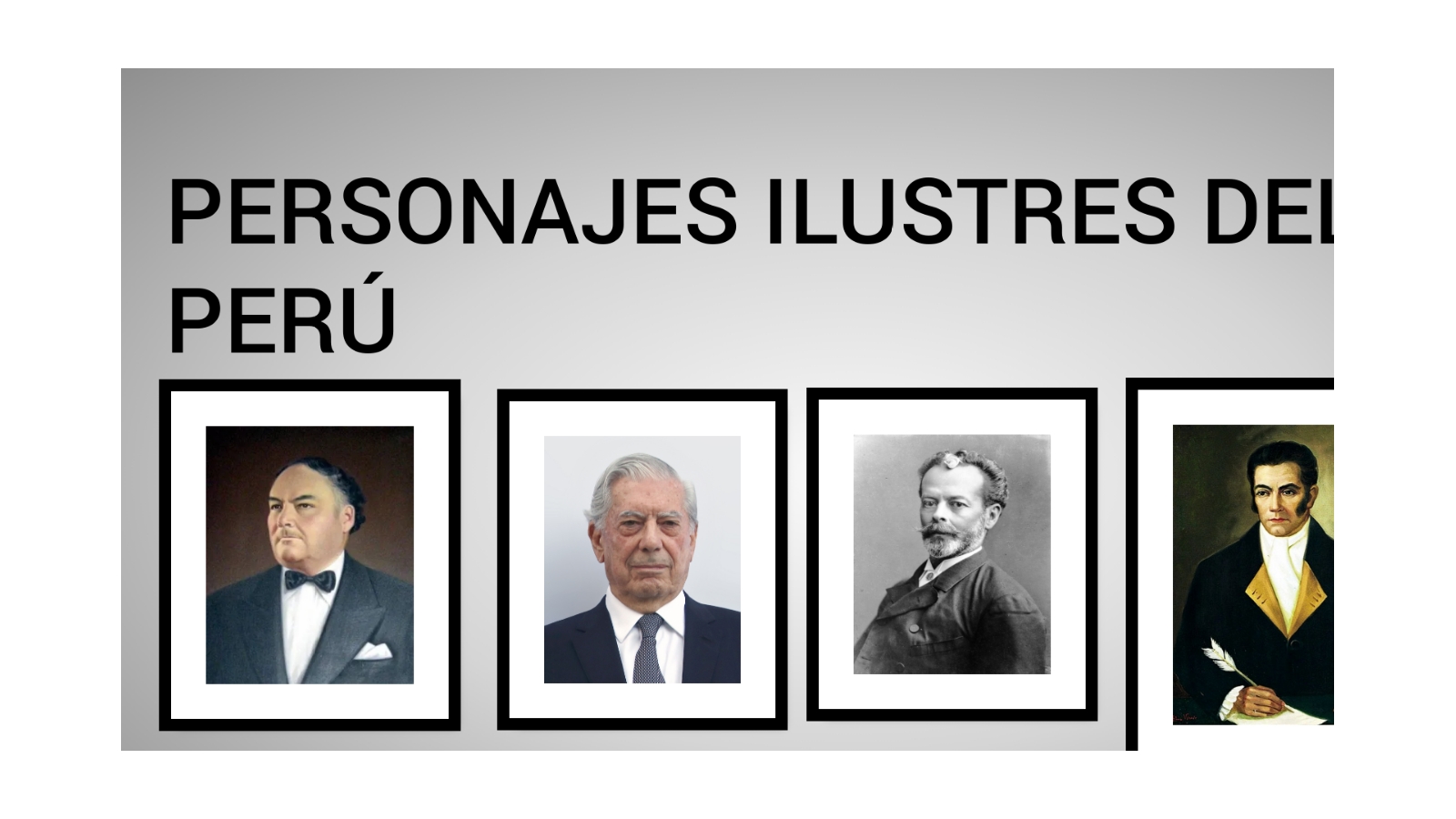 Personajes ilustres del Perú at emaze Presentation