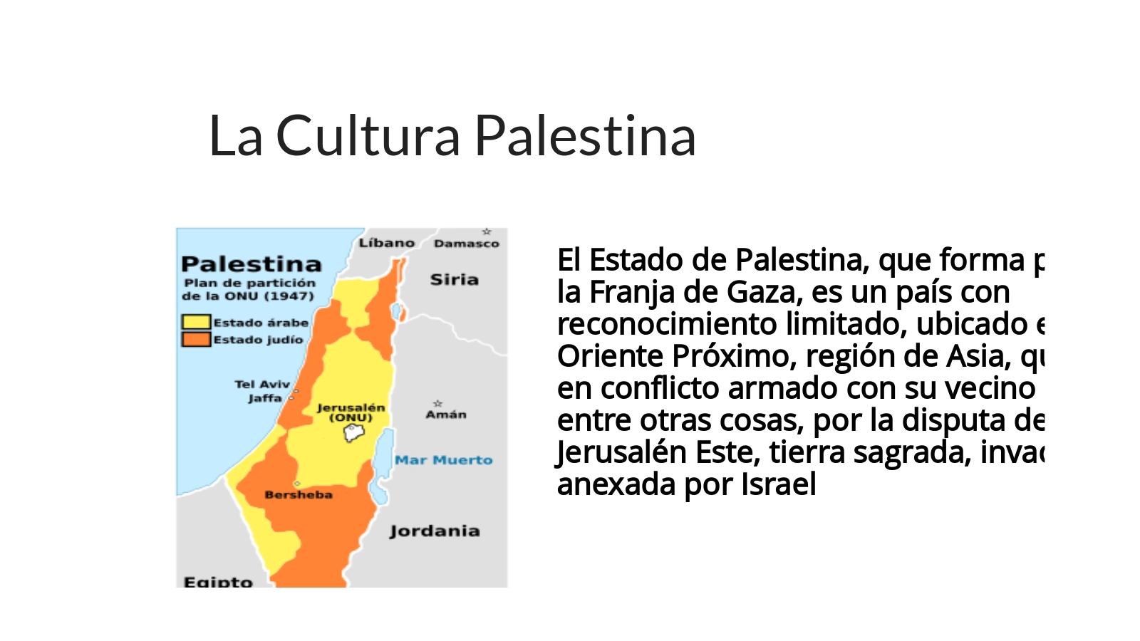 La Cultura Palestina at emaze Presentation