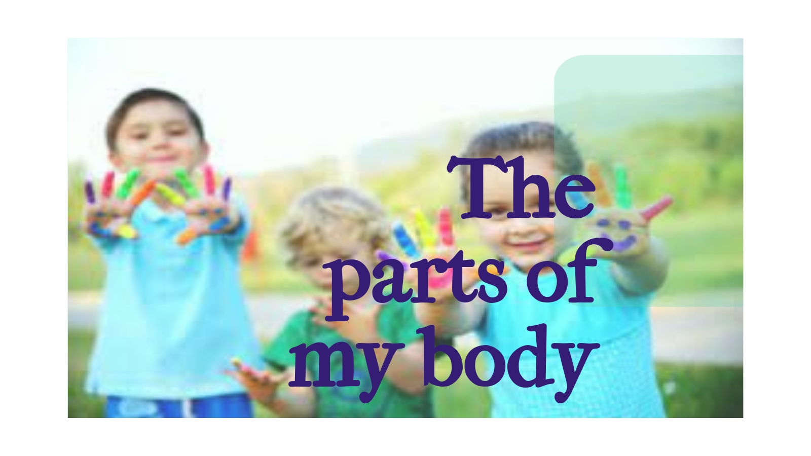 THE PARTS OF MY BODY at emaze Presentation