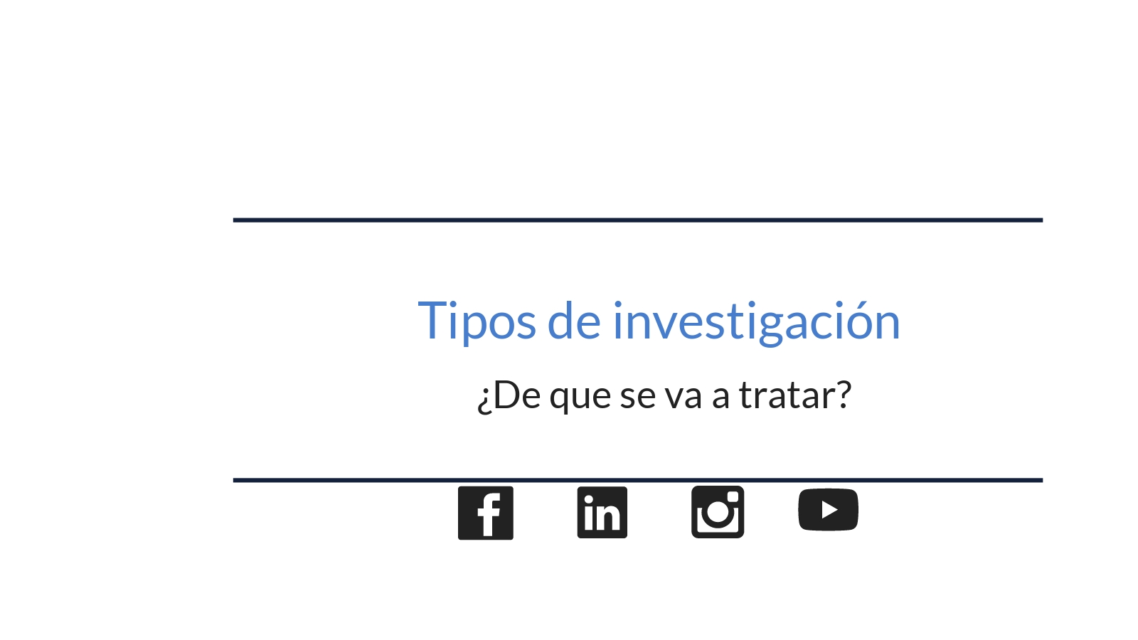 Tipos de investigación at emaze Presentation