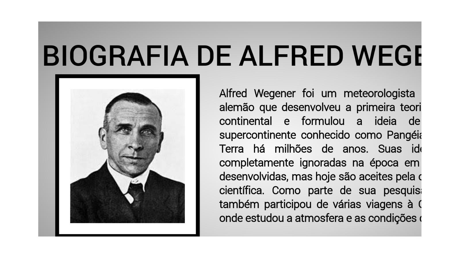 Biografia de Alfred Wegener at emaze Presentation