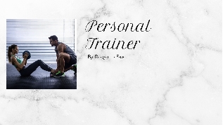 Personal Trainer at emaze Presentation