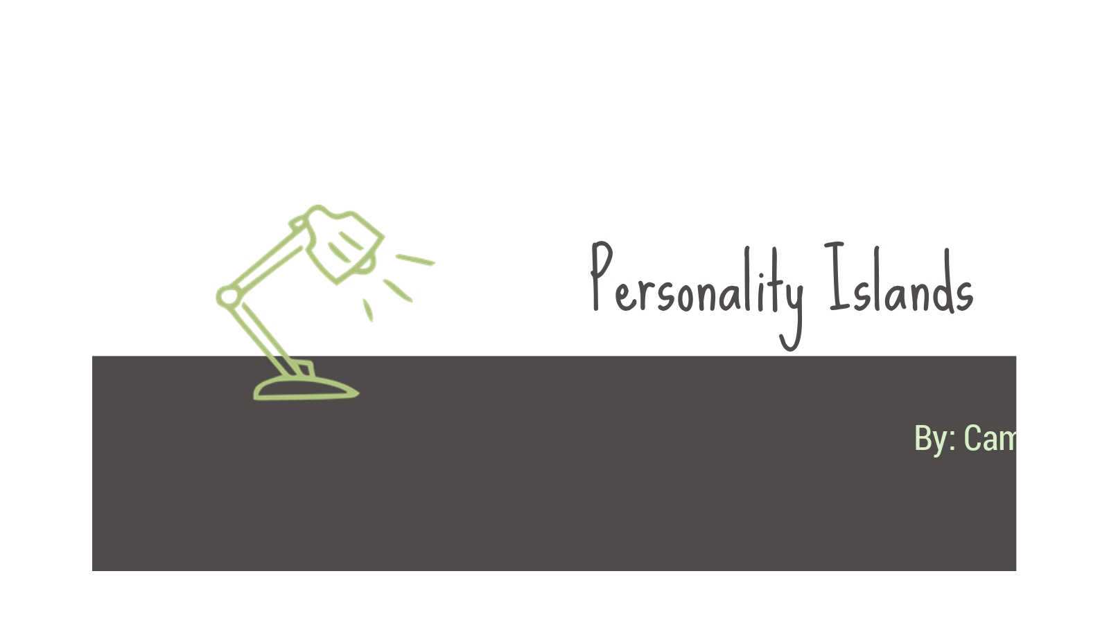 Personality Island at emaze Presentation