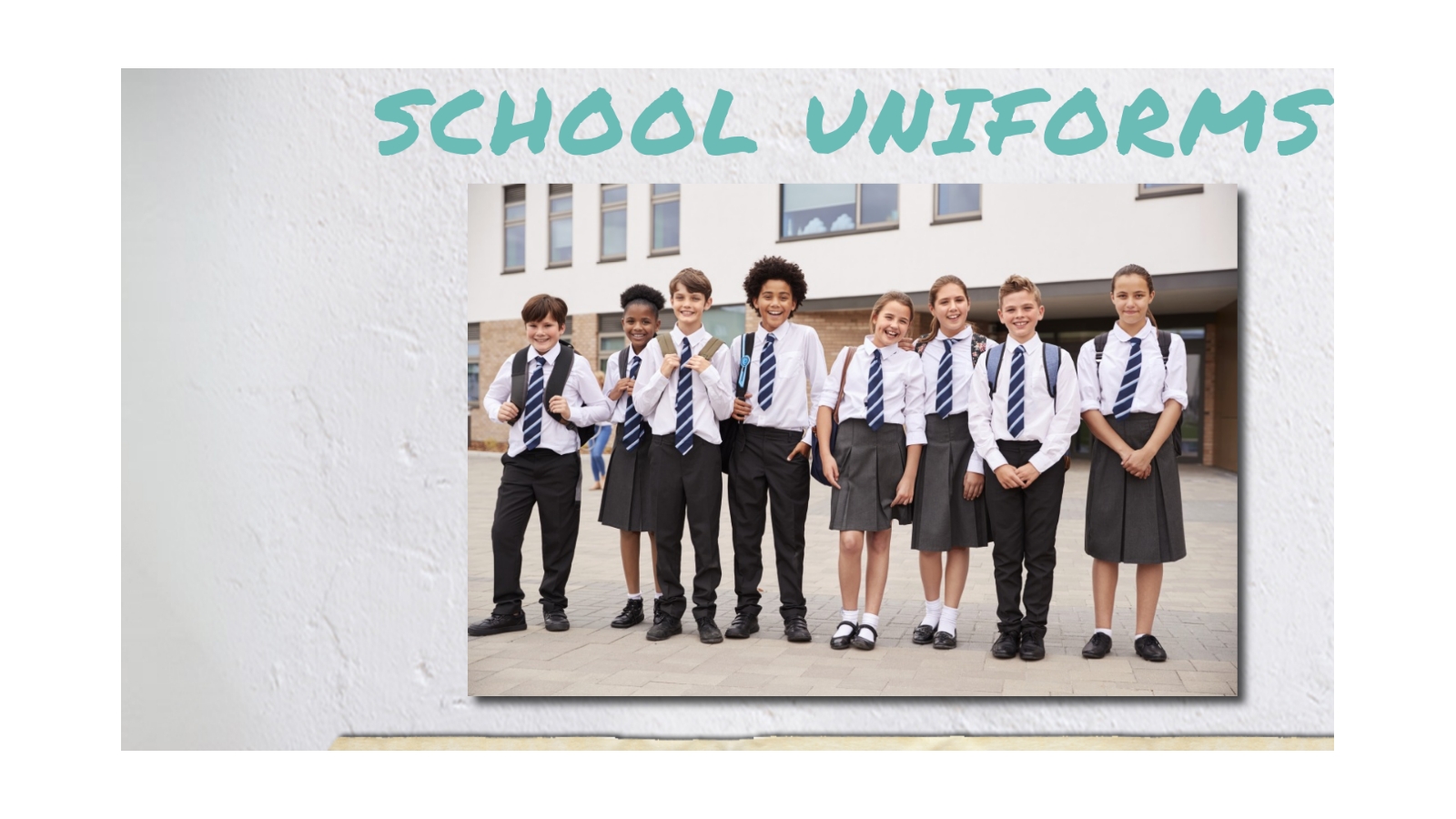 SPEAKING: SCHOOL UNIFORMS BY NADIA JANOUDI at emaze Presentation