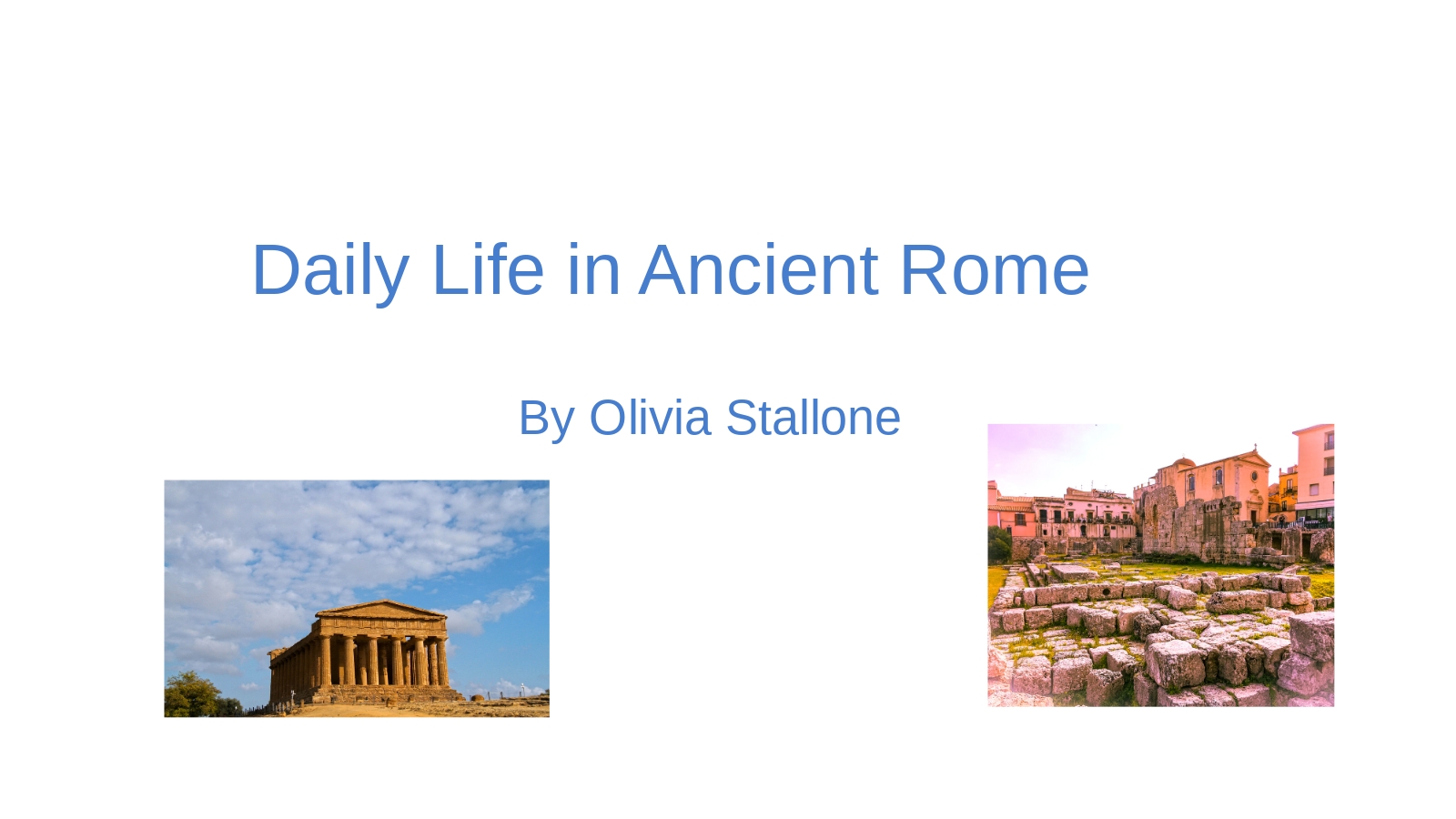 Daily Life in Ancient Rome at emaze Presentation