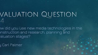 Evaluation Question #4 at emaze Presentation