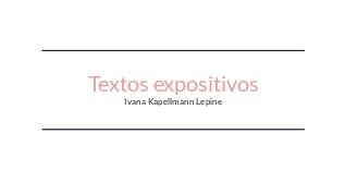 Textos expositivos at emaze Presentation