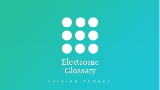 Electronic Glossary at emaze Presentation