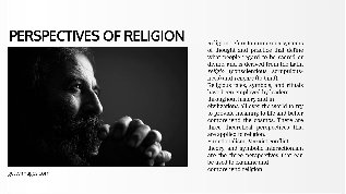 perspectives of religion at emaze Presentation