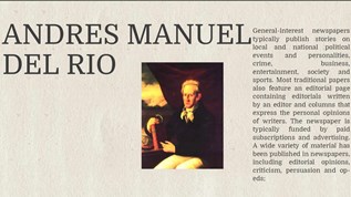 Andres Manuel Del Rio at emaze Presentation