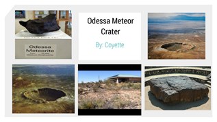 Odessa meteor crater at emaze Presentation