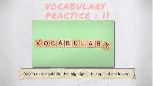 vocabulary practice : 11 at emaze Presentation
