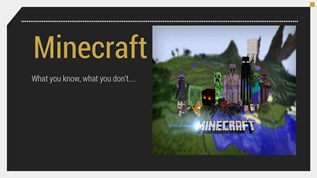 Minecraft at emaze Presentation