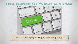 TOUR GUIDING TECHNIQUES IN A CYCLE at emaze Presentation