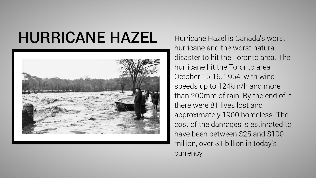 Hurricane Hazel at emaze Presentation