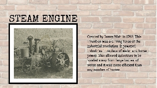 Steam Engine at emaze Presentation