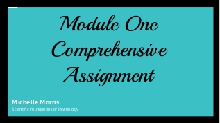 Module One Comprehensive Assignment at emaze Presentation