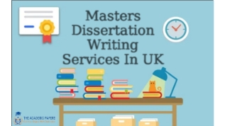 Masters Dissertation Writing Services in UK at emaze Presentation