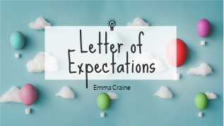 Letter of Expectations at emaze Presentation