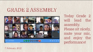 Grade 2 assembly at emaze Presentation