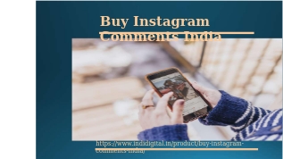 Buy Instagram Comments India at emaze Presentation