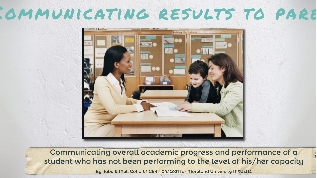 Communicating student progress at emaze Presentation