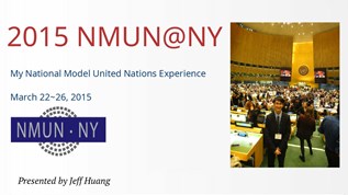 2015 NMUN@NY at emaze Presentation