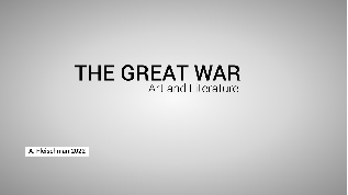 The great war at emaze Presentation
