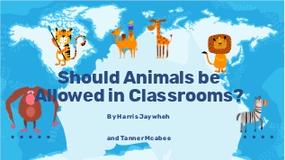 Animals in class at emaze Presentation